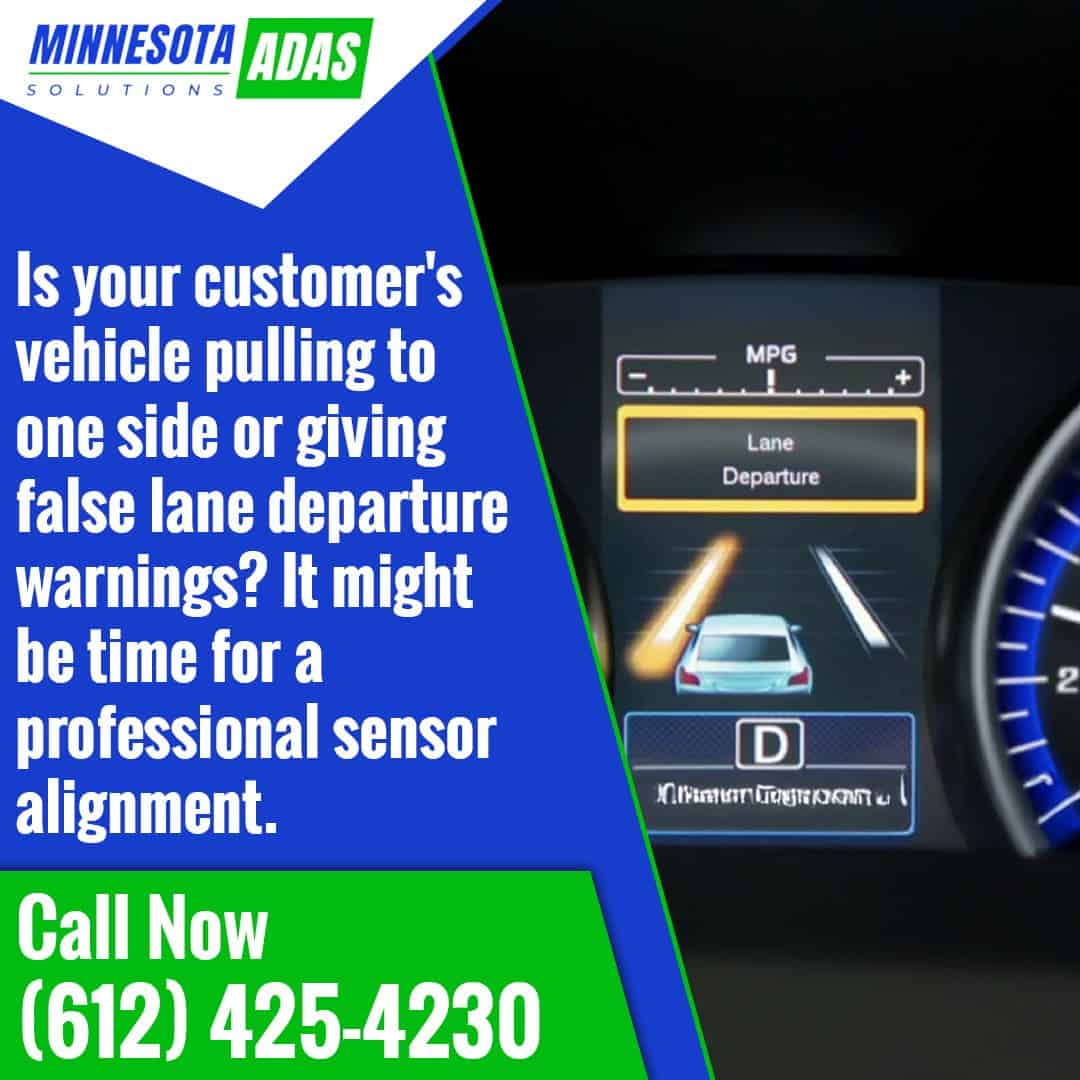 Signs Your Vehicle Needs Lane Departure Sensor Alignment